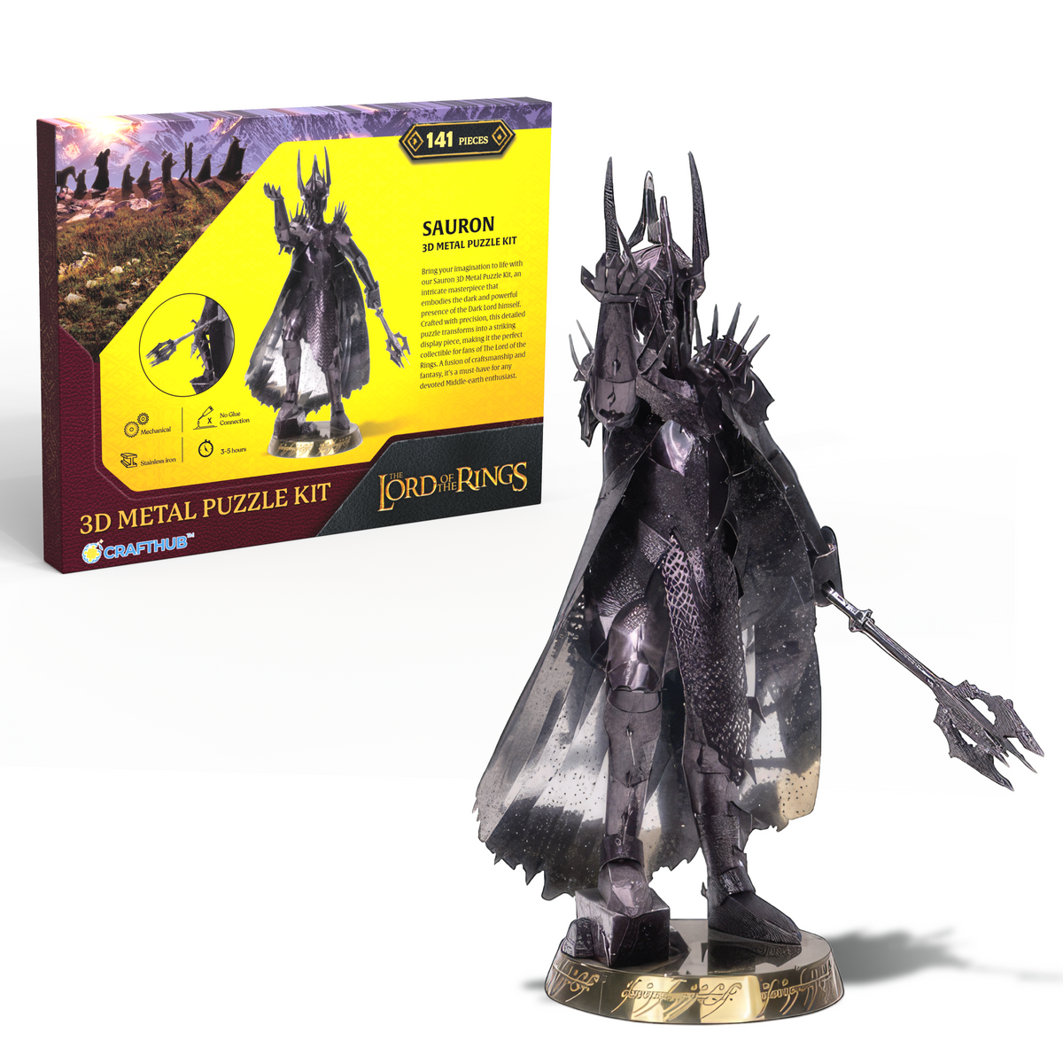 Sauron - 3D Metal Puzzle – Craft-Hub Denmark